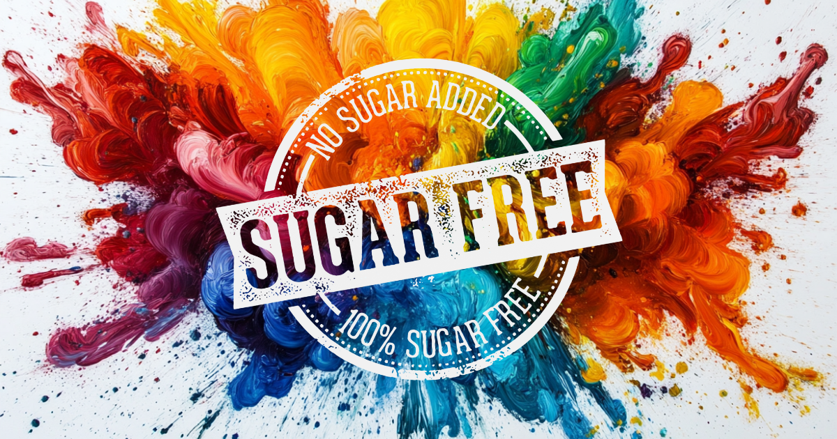 Sugar Free Choices at Rainbow Snow